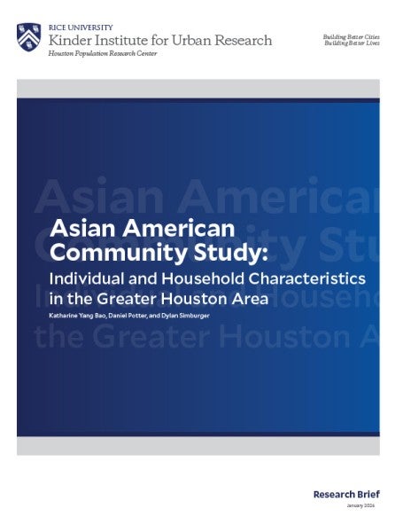Asian American Community Study: Individual and Household ...