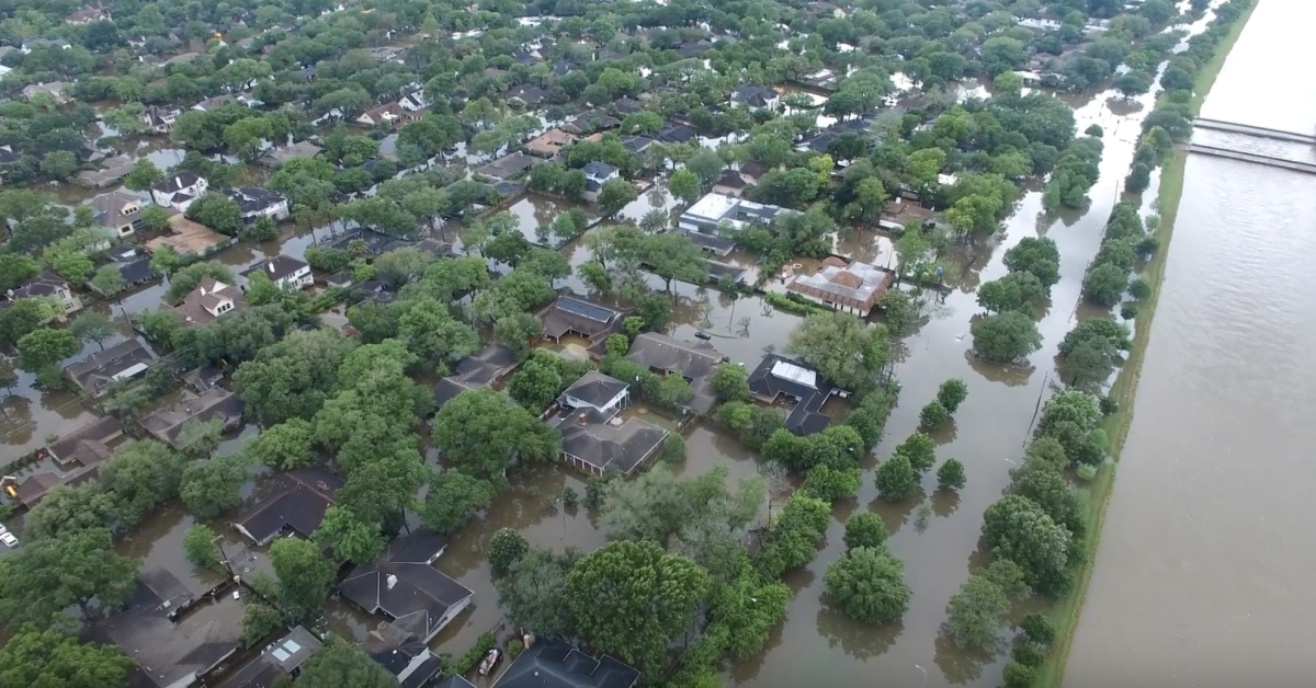 City Underwater: A Collection of Drone Footage of this Week's Houston ...